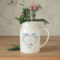 Personalised Floral Heart Flower Jug - Personalised Gifts For Every ...