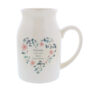 Personalised Floral Heart Flower Jug - Personalised Gifts For Every ...