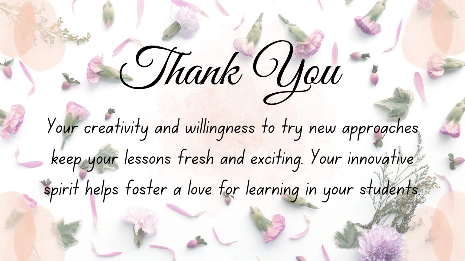 Thank You Messages From The Headteacher To Staff