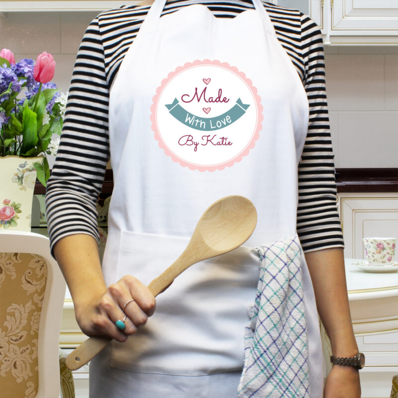 Personalised Made with Love Apron - Personalised Gifts For Every ...